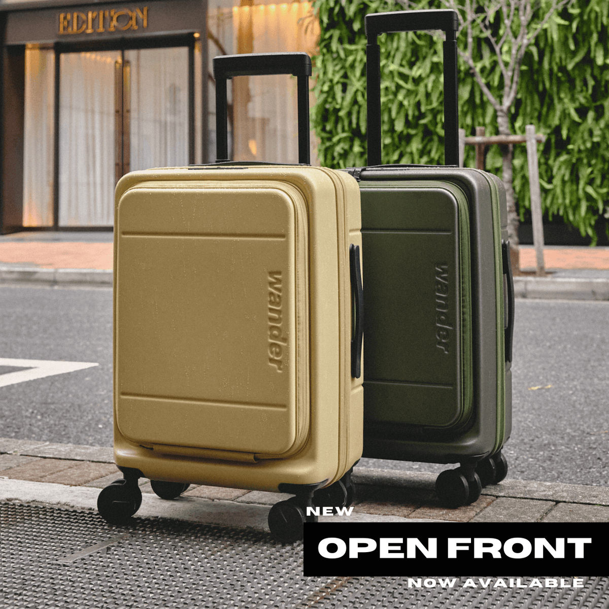 Wander Open Front Luggage - Carry On | Wander Global